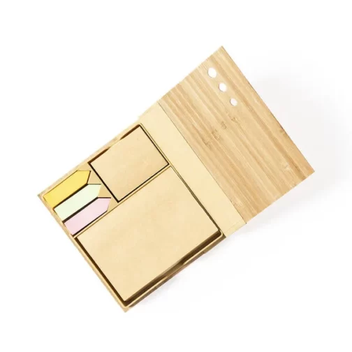 Porta-notas em bamboo e papel reciclado | SAM Brindes
